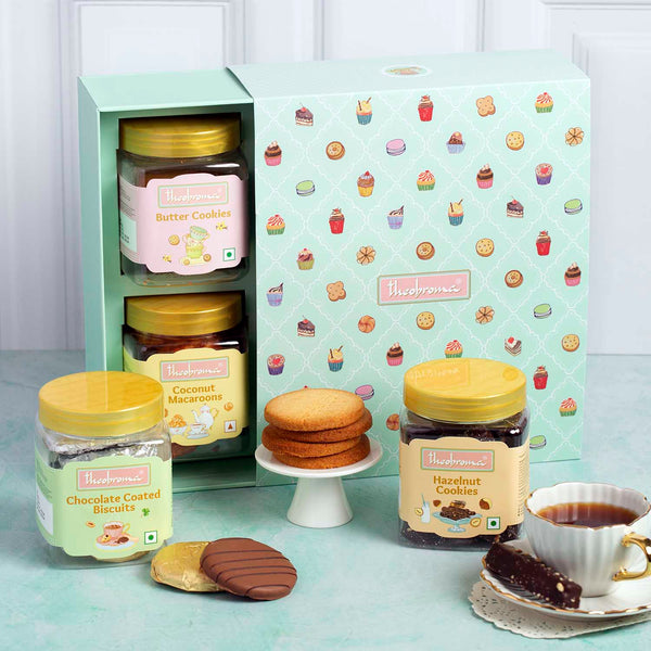 Order Cookies Collection Gift Set (4) Online in India | Theobroma