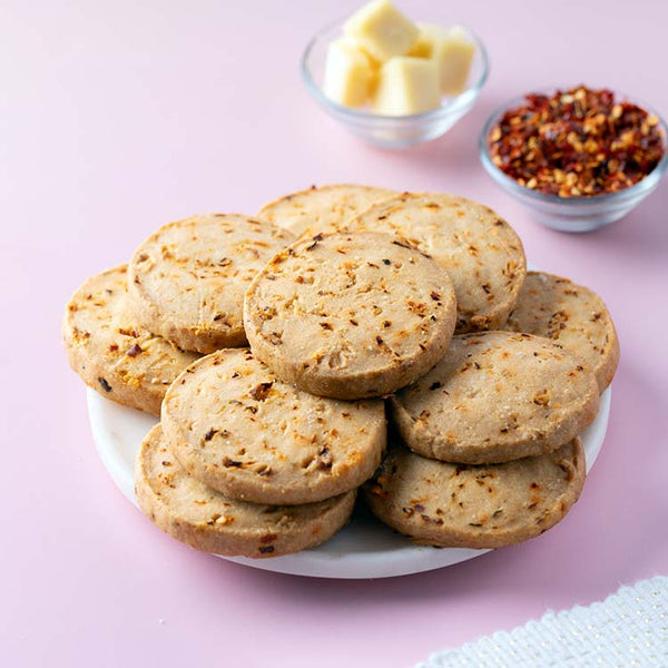 Order Eggless Chilli & Cheese Cookies Online at Best Prices | Theobroma